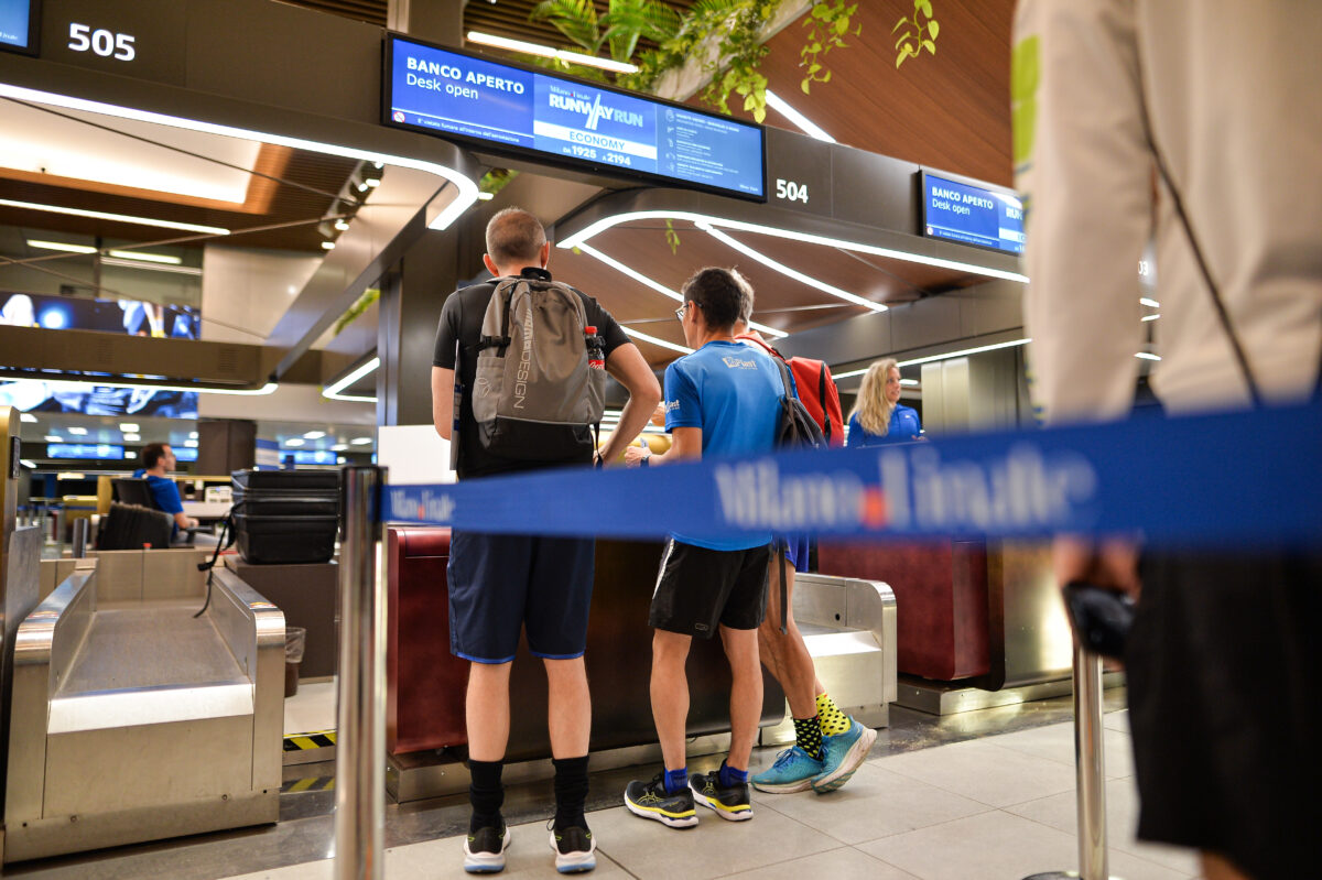 Vola e corri in aeroporto, alla Milano Linate Runway Run - The Running Club